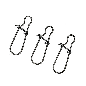 BLUEWING Fishing Duo Lock Snaps for Saltwater Freshwater Fast Change Snaps Light Tackle Lures Connector, 73lbs/100 pcs