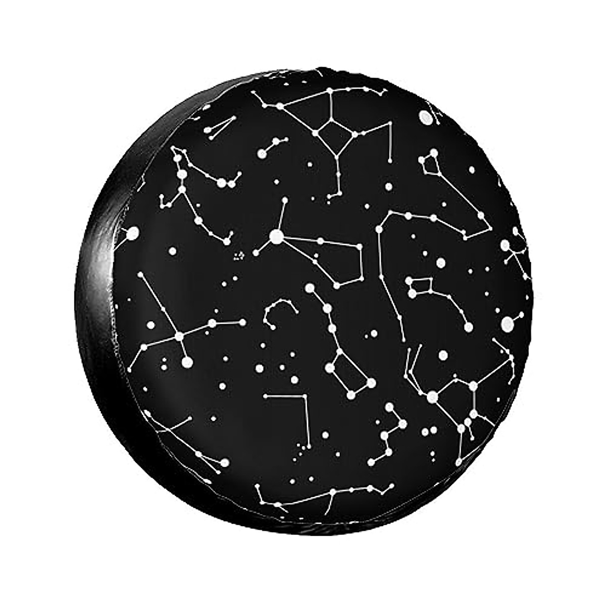 Starry Divination Constellation Spare Tire Cover,Universal Tire Covers for Trailers,RV,Truck, SUV, Camper,Waterproof Wheel Protector,14 15 16 17 Inch Wheel