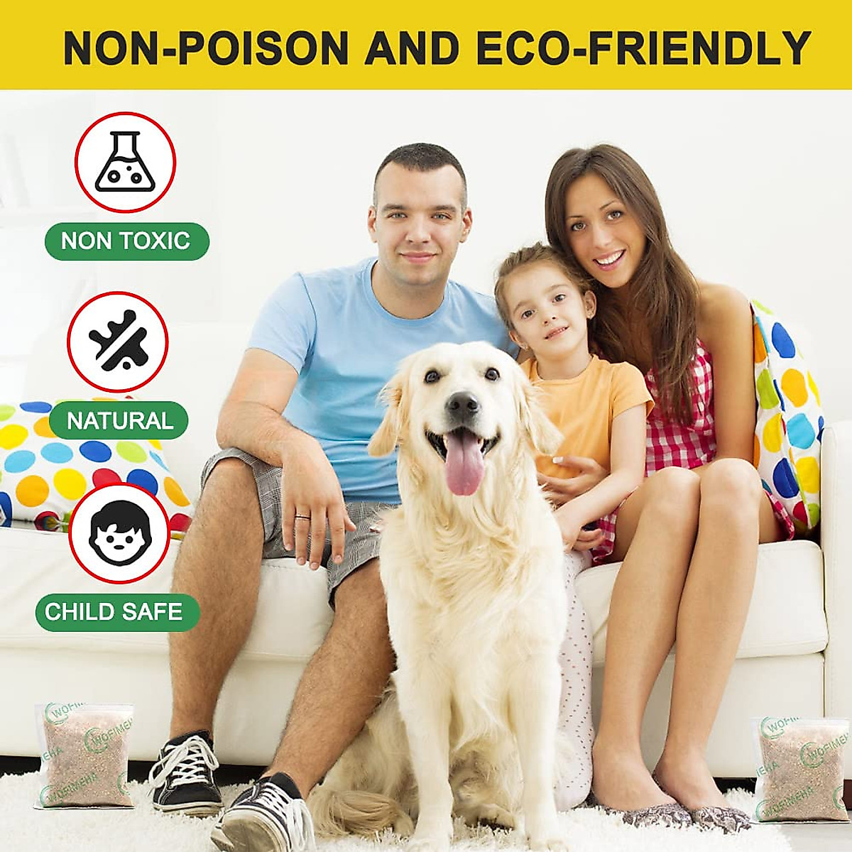 ANEWNICE Rodent Repellent, Peppermint Oils Mouse Repellent Outdoor,Rat Repellent for House/Car/RV/Boat/Garage/Shed/Cabin,Rodent Repellent for Car Engines,Mouse Repellant,Mice Away(8 Pouches)