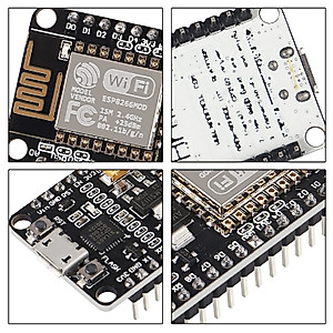 10Pcs ESP8266 CP2102 ESP-12E NodeMcu LUA Internet WiFi Development Board Open Source Serial Internet Wireless Module for IDE Micropython
