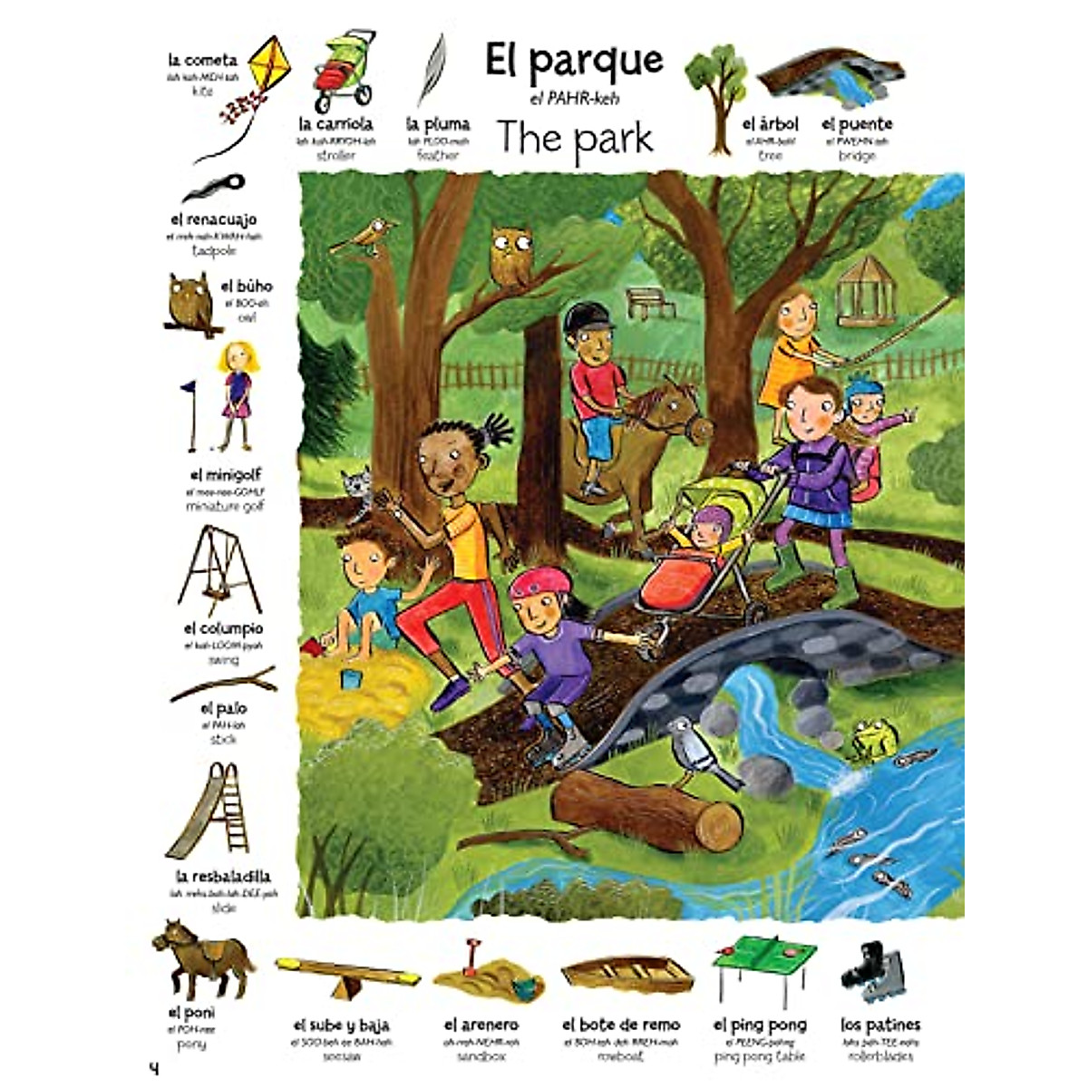 My First 1000 Spanish Words, New Edition: A Search-and-Find Book (Happy Fox Books) Seek-and-Find Adventure and Foreign Language Learning Guide - Spanish Word Association and Pronunciation for Kids 3-5