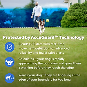 PetSafe Guardian GPS Connected Customizable Fence - World's Most Reliable GPS Fence Technology, Create Your Own Boundary, Long Battery Life - GPS Dog Fence With No Subscription Required
