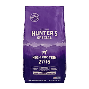 Hunters Special Hi Protein Dog Food 27/15, 40 lbs.