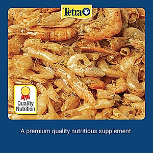 Tetra BabyShrimp 0.35 Ounce, Natural Shrimp Treat For aquarium Fish (033197)