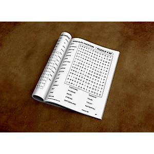 KAPPA Super Saver LARGE PRINT Word Search Puzzle Pack - (Pack of 6) Full Size Books