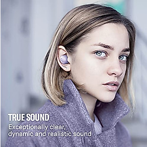 Yamaha TW-E3B Premium Sound True Wireless Earbuds Headphones Purple (Renewed)