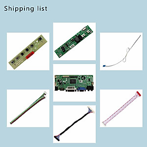 HDMI VGA Audio Controller Board for 1920x1080 LM215WF4-TLE9 LM230WF5-TLD1 M236HGE-L10 30Pins LVDs LCD Screen 21.5" 23" 23.6"