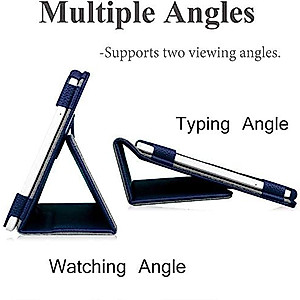 ONN 11 inch Tablet Pro / 100146660 Case, PU Leather Protective Case [Case for Kids] Cover Case for ONN 11 inch Tablet Pro 2024 (Blue)