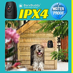 BarxBuddy [5-Pack] BarkShield Home Anti Barking Device, 66ft Long Range Ultrasonic, Waterproof Dog Bark Deterrent Box for Indoor/Outdoor Use, Safe Bark Collar Alternative Dog Training & Behavior Aid