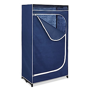 Whitmor Clothes Closet - Freestanding Garment Organizer with Sturdy Fabric Cover