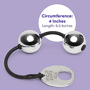 Fifty Shades of Grey Inner Goddess Silver Pleasure Balls - Exercise Kegel Balls for Women - 221g