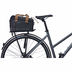 Basil, Miles Topcase, Rear top case, Black Slate, 7L (17668)