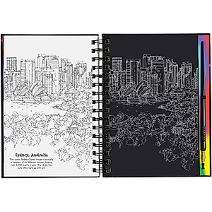 Scratch & Sketch Extreme Cities (Trace Along)