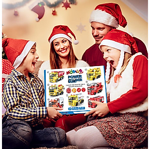 Take-Apart Fire Truck - 99 Pcs STEM Toys Build Your Own Fire Engine-DIY Building Assembly Kit w/Realistic Lights and Sounds - Educational Gift Idea for Kids Ages 5 6 7 8 9 Years Old