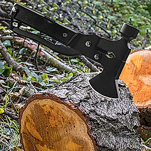Valentines Day Unique Gifts for Him Men Dad Multitool Hatchet Fathers Day Birthday Christmas Gifts for Husband Grandpa Boyfriend Him 14 in 1 Camping Fishing Survival Gear Hiking Accessories Axe Knife