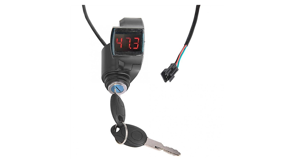 Digital Voltage Display Thumb Throttle for E-Bikes