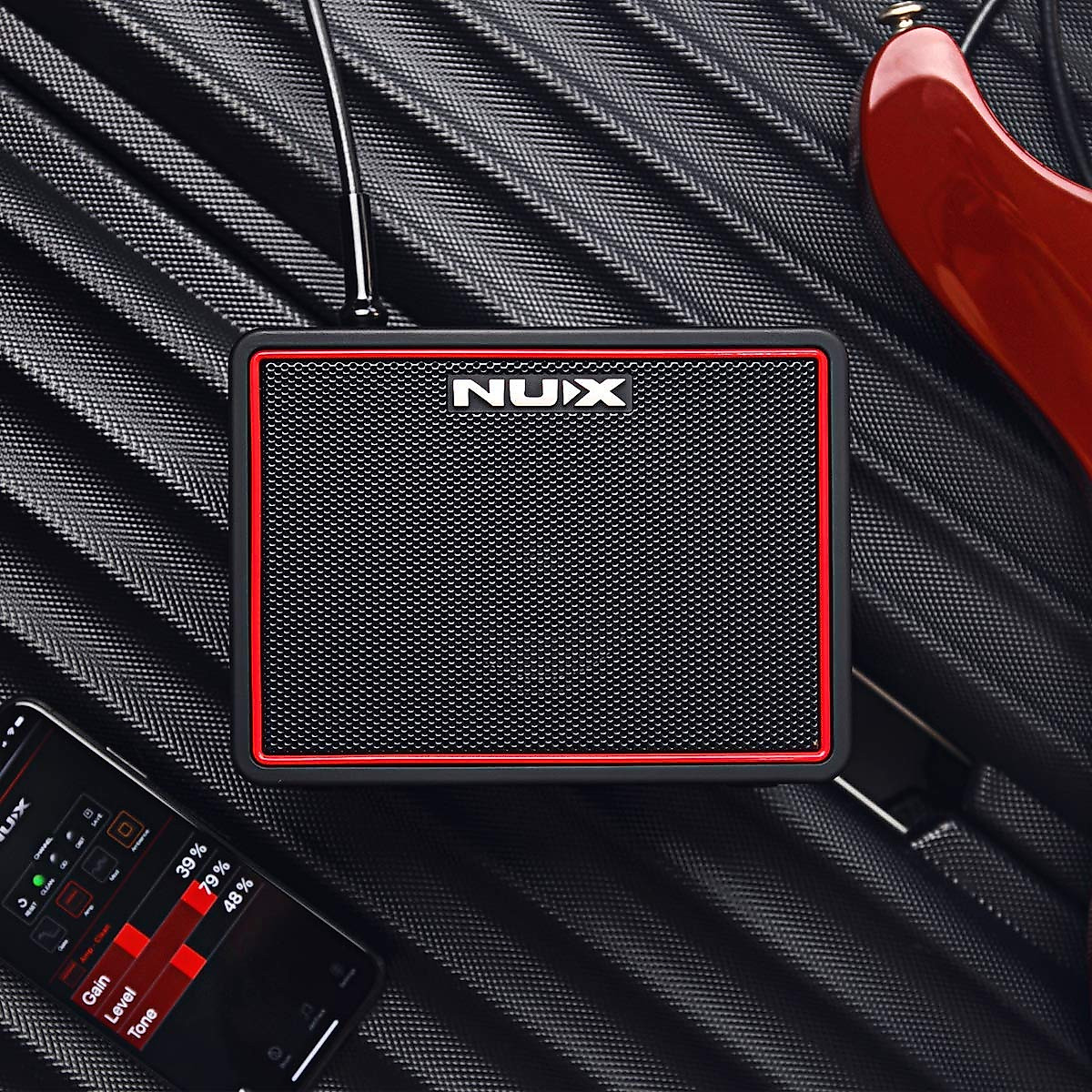NUX Mighty Lite BT Mini Portable Modeling Guitar Amplifier with Bluetooth(Black)