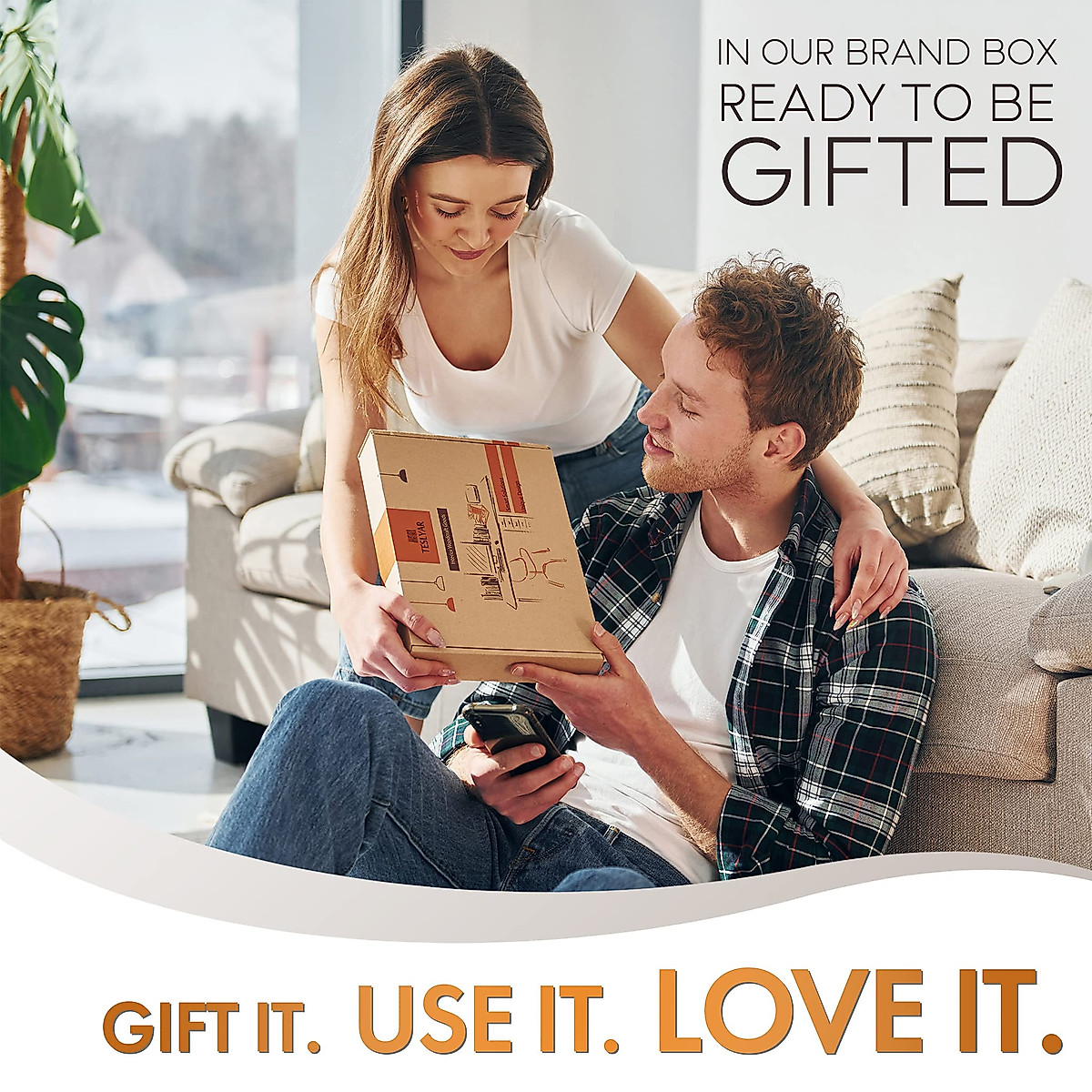 Wood Phone Docking Station Ash Key Holder Wallet Stand Watch Organizer Men Husband Wife Anniversary Dad Birthday Nightstand Purse Father Graduation Male Travel Idea Gadgets Brown