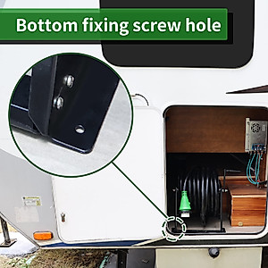 RVGUARD 4 Prong 30 Amp 75 Feet Generator Extension Cord with Heavy Duty Cord Reel