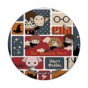 Harry Potter Cute Chibi Pattern PopSockets Standard PopGrip