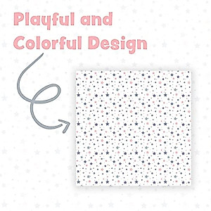 Waterproof Disposable Changing Pads for Baby - Triple Layer Protection Disposable Diaper Changing Pad - Odor Neutralizer Baby Disposable Changing Pad - 50 Star Liners - 17" x 24"