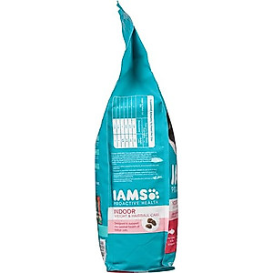 IAMS Proactive Health Adult Indoor Weight & Hairball Care Dry Cat Food with Salmon, 7 lb. Bag
