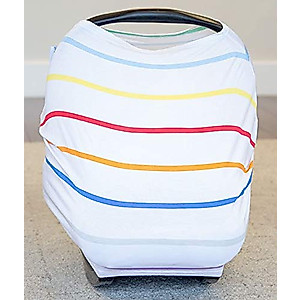 Carseat Canopy Whole Caboodle 5 Piece Set, Soft Jersey Stretch Material - Tatum