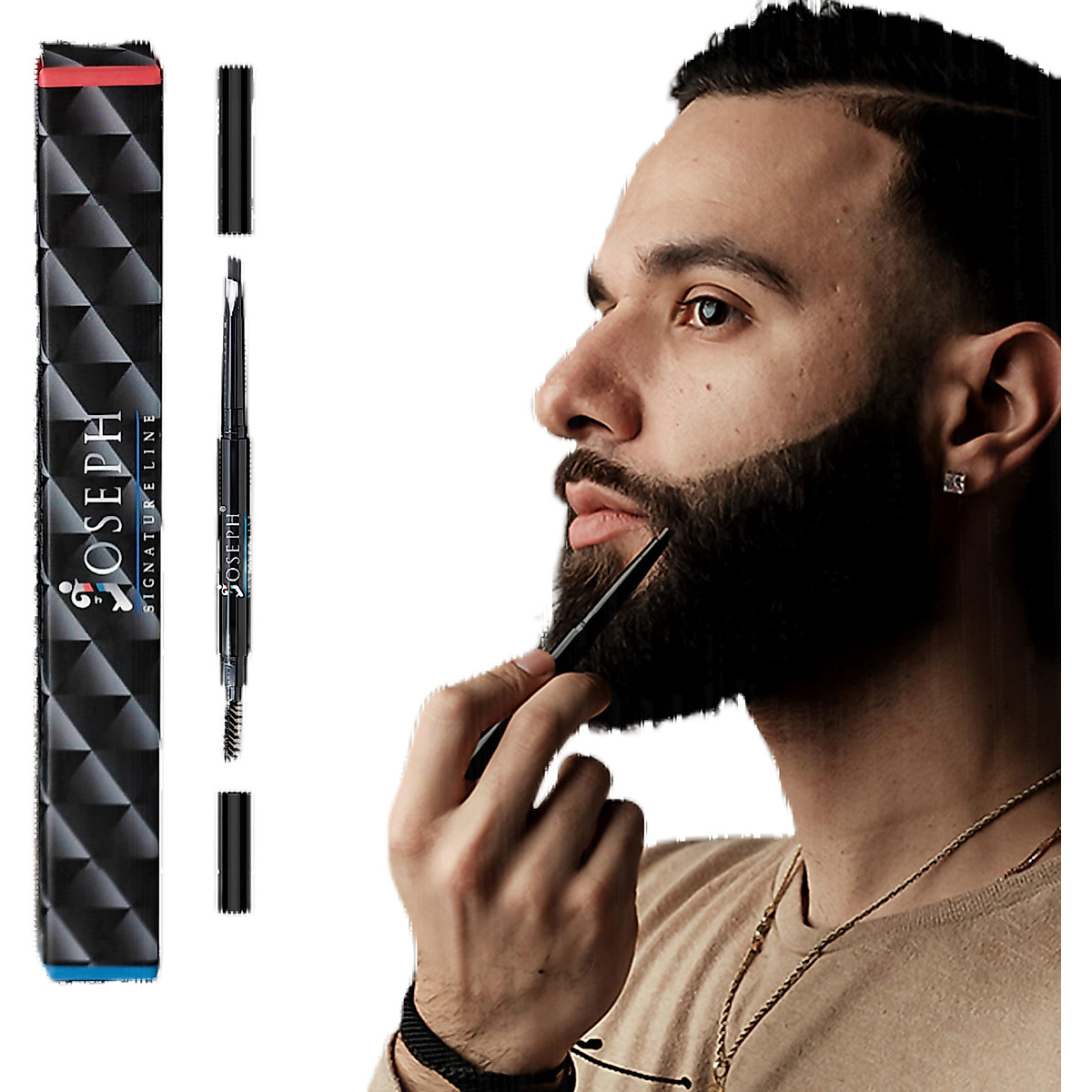 Joseph Signature Line Beard Pencil (Black)