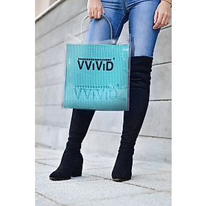 VViViD Foldable Thick Pvc Padded Square Tile 6 Feet x 2 Feet Workout And Yoga Mat Blue