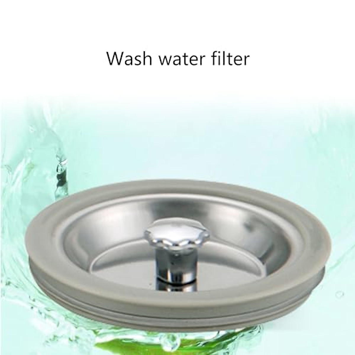 EAJORN 2 Pcs Kitchen Sink Plug Drain Stopper Bath Plug Sink Wash Basin Water Stopper for Bathtub Bathroom