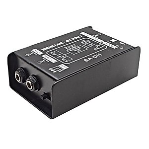 Seismic Audio - Passive Direct Box w/ Ground Left and Attenuator Switch DI Box