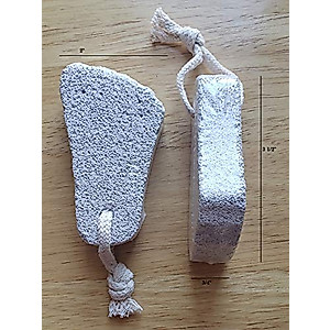Pumice Stone Bath and Spa Set – Skin Care Set with Foot Scrubber, Multipurpose Sisal Soap Pouch and Bamboo Soap Tray – Exfoliating and Callus Remover – Natural Foot Stone