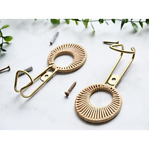 OVENKEI Wall Hooks Boho Nursery Decor Wall Hooks for Hanging Towel Hook Boho Decor Wall Hooks Decorative for Hanging Towels