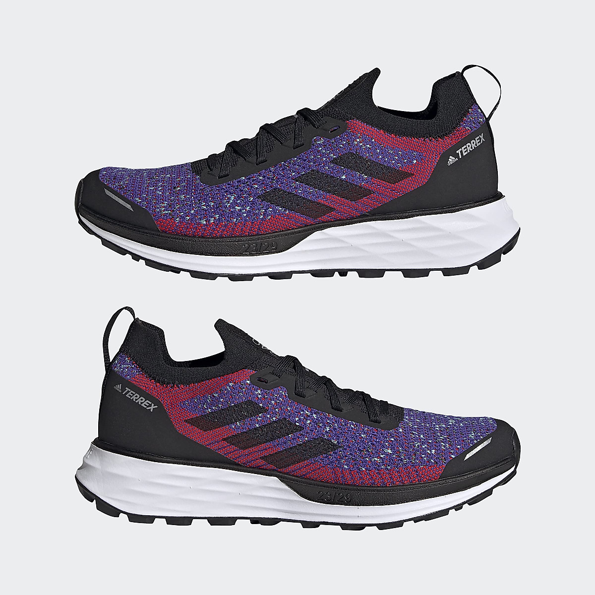 adidas Terrex Two Parley Scarlet/Black/Hazy Sky 9.5 B (M)