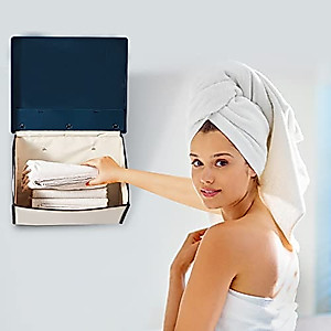 WrOAZG bathroom collapsible organizer. Organizer with mirror. The best choice for bathroom storage. Moisture and water resistant organizer. Multifunctional storage. Bathroom clothing organizer. Pink