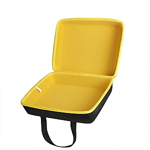 Anleo Travel Case for DEWALT DCC020IB 20V Max Inflator with Battery (Outer Black + Inner Yellow)