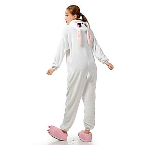 MizHome Easter Bunny Rabbit Cosplay Pajamas Anime Costume Homewear Lounge Wear S