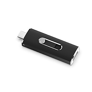 JOIOT 128GB USB C Flash Drive Dual USB 3.2 Flash Drive Type C + USB A Portable Type-C Flash Drive 2-in-1 USB-C Thumb Drive for Smartphone Tablet Computer Mac iPhone
