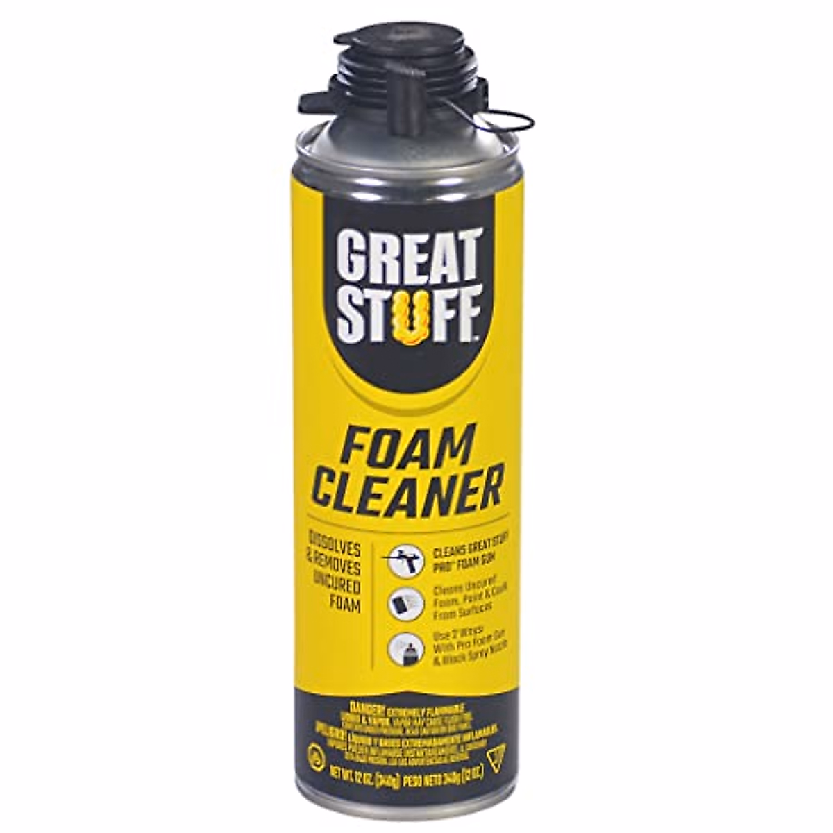 Great Stuff Foam Cleaner 12oz. For Use With PRO Series Spray Foam Applicators