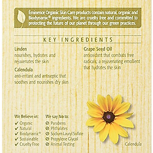 Eminence Linden Calendula 2oz Treatment Cream - Hydrating Moisturizer for Sensitive & Dry Skin
