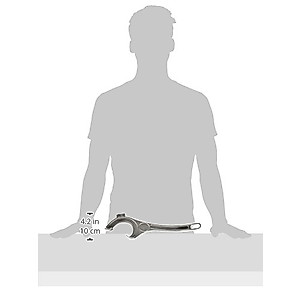 New Star Foodservice 38019 Aluminum Pail Opener, 14", Silver