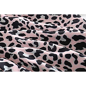 HONG HUI Women's Capri Pajama Sets Plus Size Stylish Print SleepWear with Pocket Black