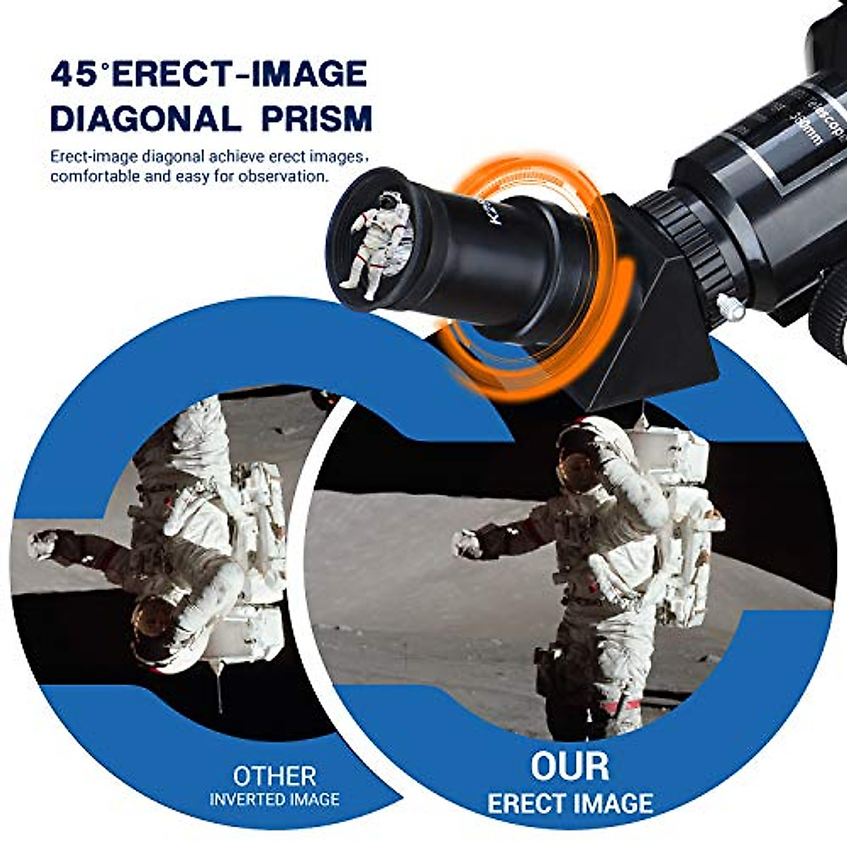 ESSLNB Beginner Telescope for Kids and Children 70mm Astronomical Refractor Telescopes Multi-Fully Coated Kids Telescope with Tripod