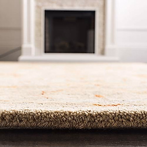 SAFAVIEH Antiquity Collection 2' x 3' Beige / Multi AT63A Handmade Traditional Oriental Premium Wool Accent Rug