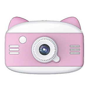 LINXHE Kids Camera Digital Camera for Rechargeable Child Video Recorder 12MP HD 1080P 3.5 Inch Screen for 3-12 Year Old Boys Girls Toddler (Color : Pink)