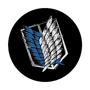 AOT anime manga wings fan art style. PopSockets Standard PopGrip