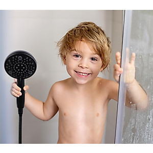 G-Promise High Pressure Dual Shower Head with Handheld Combo | 8 Settings Fixed Shower Head Built-in 3-Way Diverter | 72 Inch Stainless Steel Flexible Hose | 8 Spray Modes Handheld Shower Head