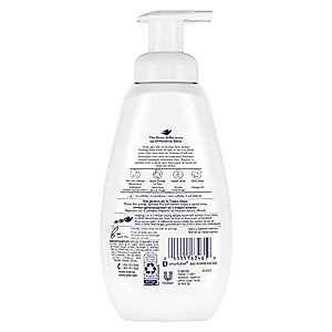 Dove Instant Foaming Body Wash for Soft, Smooth Skin Deep Moisture Cleanser That Effectively Washes Away Bacteria While Nourishing Your Skin, White, 13.5 Oz, Pack of 4