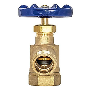 EZ-FLO 3/4 inch FIP x 3/4 inch MHT Bent Nose Garden Hose Valve, Brass Plumbing Fitting, 20253