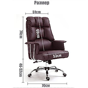 LUKEO Office Chair Computer Chair Soft and Furniture European Seat for Cafe Home Chair for Gift (Color : E)